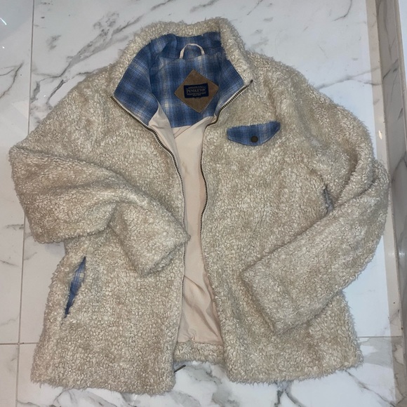 Pendleton | Jackets & Coats | Pendleton Sherpa And Plaid Jacket | Poshmark